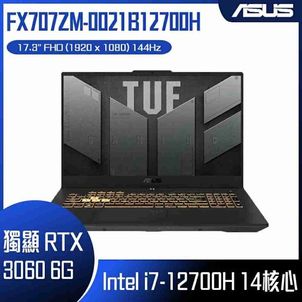 ASUS 華碩 TUF Gaming F17 FX707ZM-0021B12700H-zingala商店