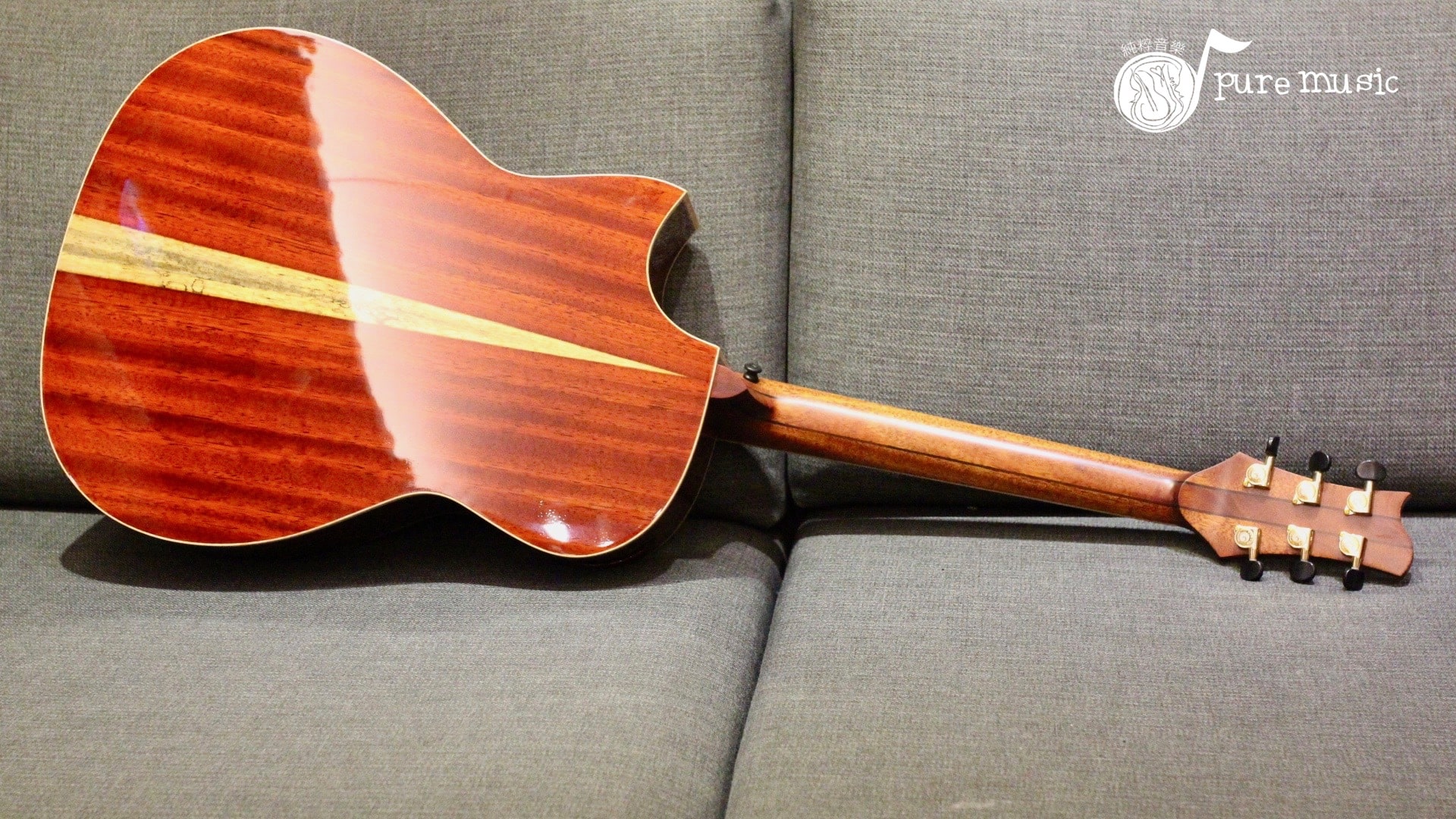 Gomans F-S16C 西卡雲杉面板/花梨木側背 全單板手工木吉他(客製版)-zingala商店