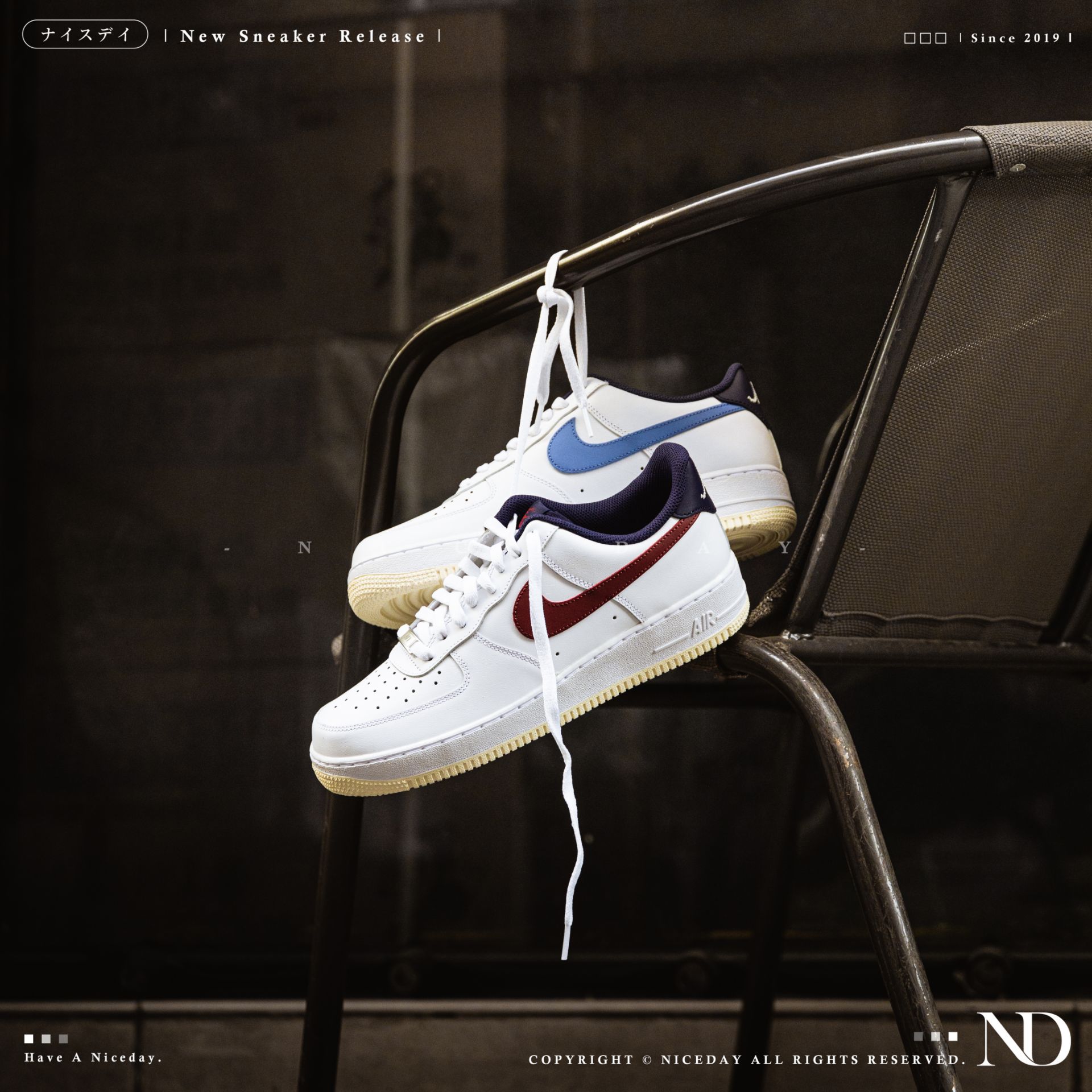NICEDAY 現貨 Nike Air Force 1 From Nike To You 紅藍 鴛鴦 男款 FV8105-161-zingala商店