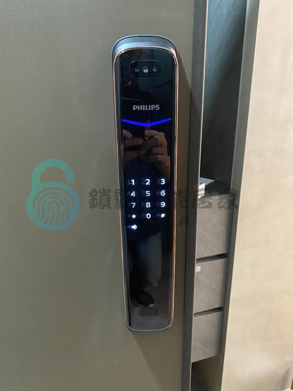 【PHILIPS 飛利浦】DDL702 人臉辨識推拉智能鎖 DDL702-8HW-zingala商店