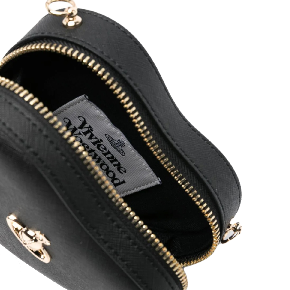 Vivienne Westwood 心形CROSSBODY 側肩包/斜背包 黑色 5202006JUS000B N401-zingala商店