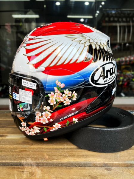 UPC騎士精品_台中店 ARAI RX-7X TSUBASA 丹頂鶴 安全帽 全罩安全帽 進口帽-zingala商店