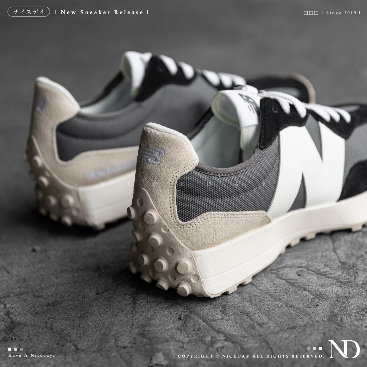 NICEDAY 現貨 New Balance 327 黑灰 男款 U327FE-zingala商店