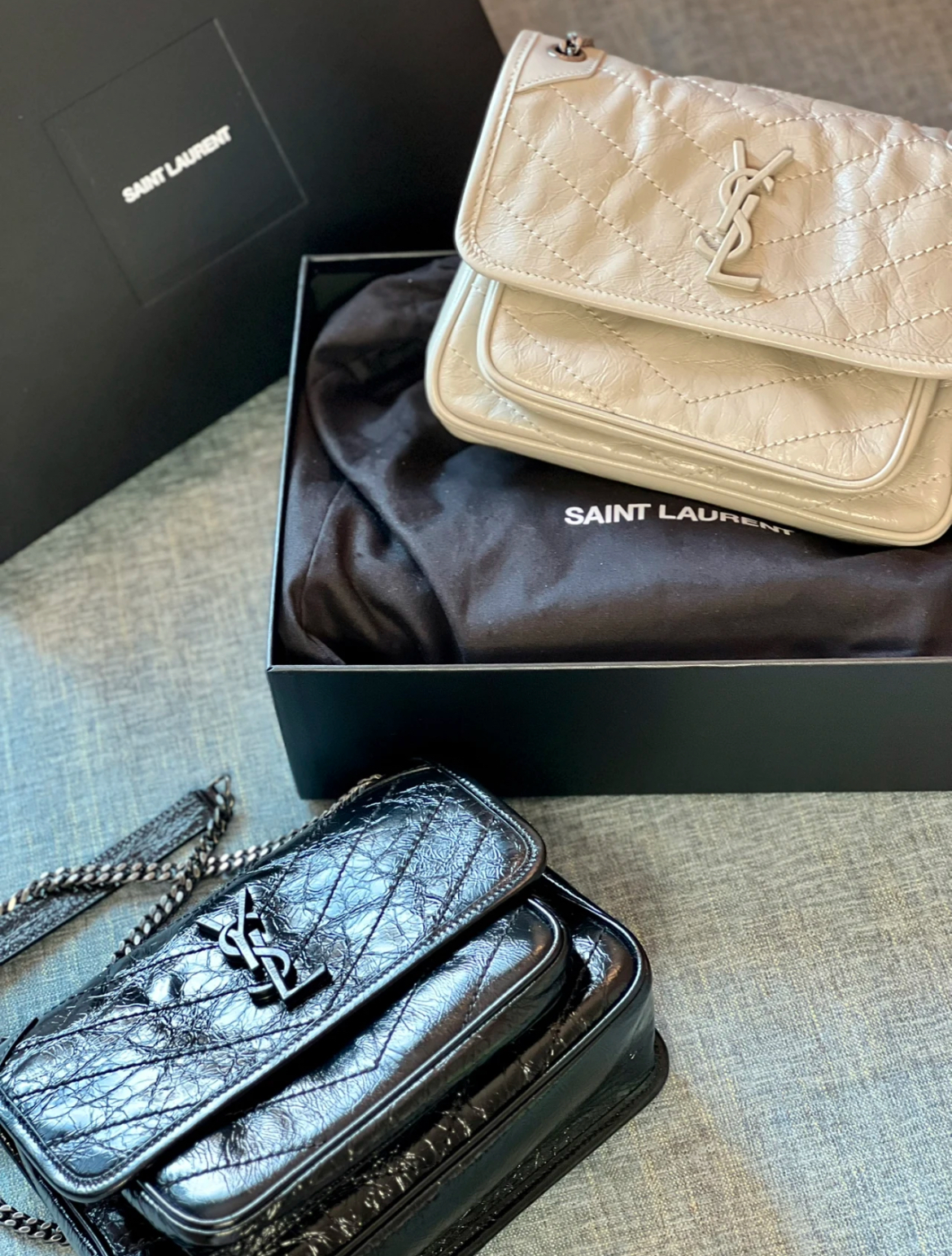 YSL NIKI復古皮革BABY（預購)-zingala商店